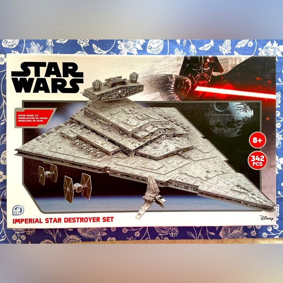Disney | Toys | Star Wars Imperial Destroyer Set Paper Model Kit | Poshmark